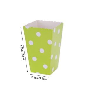 ULTECHNOVO 36pcs Popcorn Boxes Popcorn Cartons Popcorn Holder Popcorn Case Container Polka Dot Popcorn Boxes Popcorn Containers