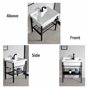 Kitchen sink, outdoor garden sink, home sink,Its rugged design ensures durability and resistance to everyday wear and tear, making it ideal for busy homes or outdoor environments. (Size : 60cm)