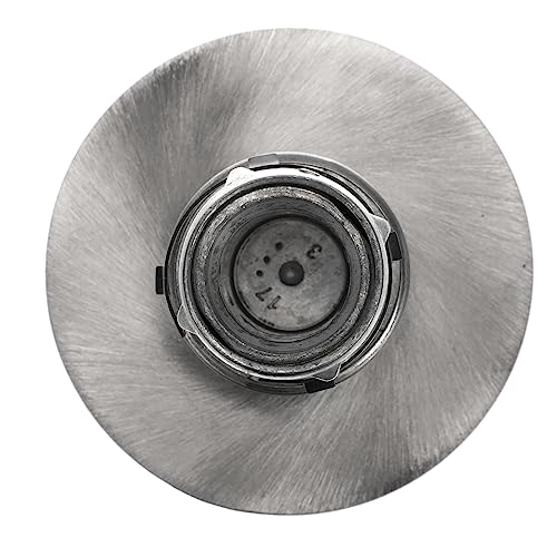 1-5/8" Round Stainless Steel Clad Zinc Die Cast Adjustable Flanged Foot Insert