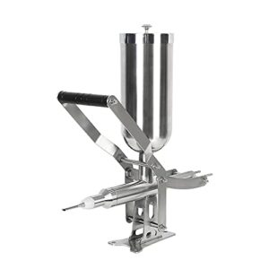 4.5l manual jam filling machine, vertical donuts filler, commercial paste liquid churro cream fillers for restaurants, bakery, ce/fcc