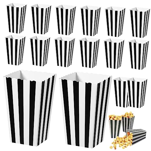 ULTECHNOVO 36pcs Popcorn Boxes Popcorn Box Popcorn Boxes for Party Christmas Goodie Box Baking Cups Disposable Cake Containers Packing Boxes for Dishes Snack Containers Paper Popcorn Box Mini