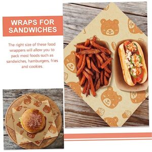 Sandwich Paper Wraps 500pcs Sandwich Wrappers Burger Wrappers Sandwich Wrapping Paper Food Wax Paper Sheets Sandwich Wrapping Sheets Paper Sandwich Paper Wrap Sheets Cheese Paper