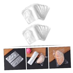 STOBOK 400 Pcs Plastic Film Plastic Packaging Bags Clear Wrapping Paper Gift Candles Clear Wrapping Bags Heat Packaging Wrappers Shrink Wrap Heat Sealer Pof Laminating Film Shrink Bag