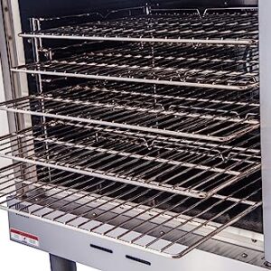 EASYROSE Commercial Convection Oven Single Deck Natural Gas Commercial Ovens for Bakery Kitchen Restaurant, 60,000 BTU