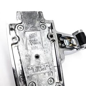 Kason 0056 Polished Chrome Locking Latch Body with Hardware KIT