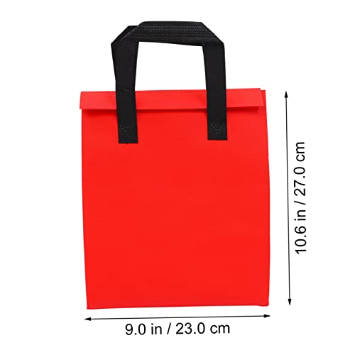 ULTECHNOVO 6pcs Insulation Bags Heat Bags for Food Blank Tote Bags Repisa Drink Delivery Carrier Grocery Bags Seafood Preservation Bag Pizza Delivery Bag Heat Preservation Bag Hot and Cold