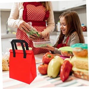 ULTECHNOVO 6pcs Insulation Bags Heat Bags for Food Blank Tote Bags Repisa Drink Delivery Carrier Grocery Bags Seafood Preservation Bag Pizza Delivery Bag Heat Preservation Bag Hot and Cold