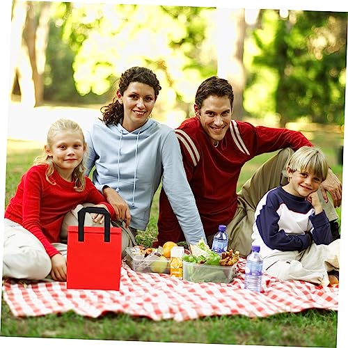 ULTECHNOVO 6pcs Insulation Bags Heat Bags for Food Blank Tote Bags Repisa Drink Delivery Carrier Grocery Bags Seafood Preservation Bag Pizza Delivery Bag Heat Preservation Bag Hot and Cold