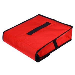 ULTECHNOVO Hot Cold Food Delivery Bag Lunch Insulated Food Delivery Bag Car Food Car Organizer Bag Car Tote Pizza Carrier Tote Bag Pizza Bag Storage Bag Backpack Red Multifunction