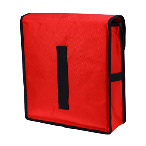 ULTECHNOVO Hot Cold Food Delivery Bag Lunch Insulated Food Delivery Bag Car Food Car Organizer Bag Car Tote Pizza Carrier Tote Bag Pizza Bag Storage Bag Backpack Red Multifunction