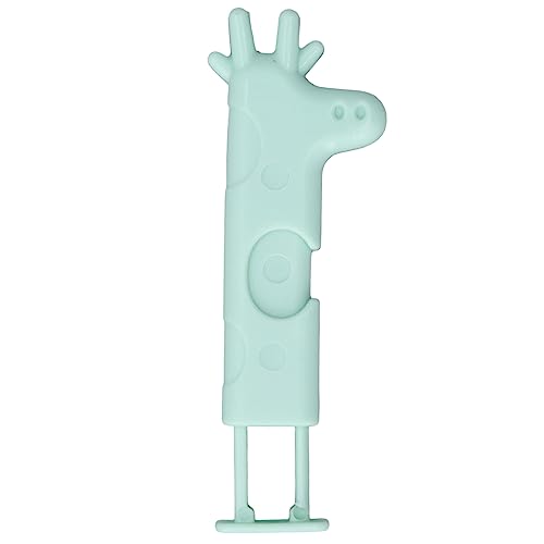 Tgoon Chip Bag Clip, Bag Sealing Clips High Elasticity Bright Color Plastic Material Simple Practical Giraffe Look for Office for Snack Bag for Kitchen(Giraffe Seal Buckle - Green)