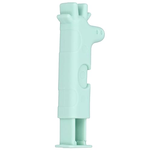 Tgoon Chip Bag Clip, Bag Sealing Clips High Elasticity Bright Color Plastic Material Simple Practical Giraffe Look for Office for Snack Bag for Kitchen(Giraffe Seal Buckle - Green)