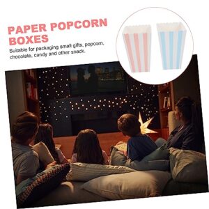 ULTECHNOVO 24pcs Popcorn Boxes Popcorn Box Sandwich Container Snacks Container Food Tray Birthday Party Paper Pallets Party Paper Box Movie Theater Popcorn Boxes Carnival Party Snack Buckets