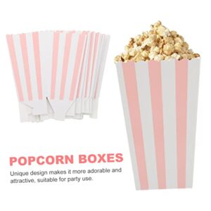 ULTECHNOVO 24pcs Popcorn Boxes Popcorn Box Sandwich Container Snacks Container Food Tray Birthday Party Paper Pallets Party Paper Box Movie Theater Popcorn Boxes Carnival Party Snack Buckets