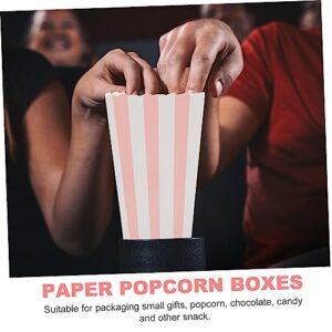 ULTECHNOVO 24pcs Popcorn Boxes Popcorn Box Sandwich Container Snacks Container Food Tray Birthday Party Paper Pallets Party Paper Box Movie Theater Popcorn Boxes Carnival Party Snack Buckets