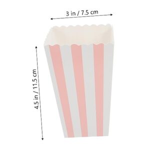 ULTECHNOVO 24pcs Popcorn Boxes Popcorn Box Sandwich Container Snacks Container Food Tray Birthday Party Paper Pallets Party Paper Box Movie Theater Popcorn Boxes Carnival Party Snack Buckets