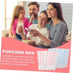 ULTECHNOVO 24pcs Popcorn Boxes Popcorn Box Sandwich Container Snacks Container Food Tray Birthday Party Paper Pallets Party Paper Box Movie Theater Popcorn Boxes Carnival Party Snack Buckets