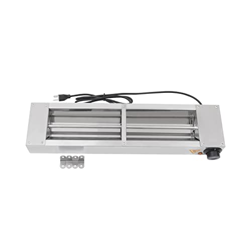 24'' Food Heat Lamp Electric Buffet Warmer Lights,500W Overhead Food Warmer Adjustable Temperature Control Heating Lamps for Chips Churros Buffet Kitchen Restaurants