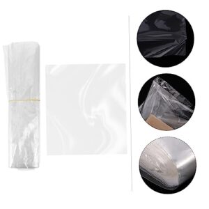 SOLUSTRE 100pcs Shrink Film Shrink Plastic Bags for Packaging Shrink Film Wrap Shrink Sealer Bags Plastic Sealer Machine Transparency Film Shrink Wrap Bags Packaging Bag Shrink Bag Soap Pof