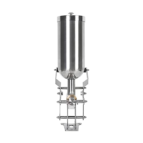 Commercial Churro Filler, 4.5L Manual Churro Maker Machine, Core Diameter: 6 mm, Stainless Steel Fruit Donut 商用油条灌装机，4.5 升手动油条制造机，芯直径：6 毫米，不锈钢水果甜甜圈灌装机，适用于餐厅、自助餐厅、面包店、家庭Filling Machine, for Restaurant