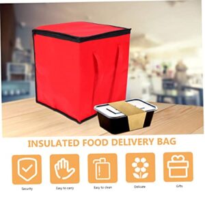 Baluue 1pc Portable Cooler Bag Lunchbox Coolers Zip Lock Organizer Portable Heating Lunch Box Cold Delivery Bag Heated Lunchbox Pizza Delivery Bag Take-out Insulated Bag Food Cooler Bag