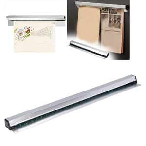 Aluminum Ticket Rack, Wall Mounted Sliding Ticket Rack, Kitchen Restaurant Order Rack for Restaurant, Coffee Shop, Bar (Length 45cm)