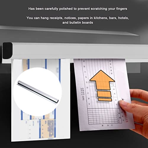 Aluminum Ticket Rack, Wall Mounted Sliding Ticket Rack, Kitchen Restaurant Order Rack for Restaurant, Coffee Shop, Bar (Length 45cm)