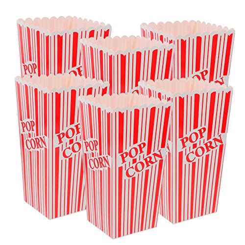 NOLITOY 30 Pcs Popcorn Popcorn Bucket Disposable Popcorn Bags Classic Popcorn Container Popcorn Packaging Boxes Snack Box for Snack Containers Disposable Snack Containers Snack Bag