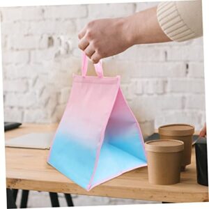 SOLUSTRE Cake Insulation Bag Pizza Carrier Insulated Bags Insulated Bags for Food Grocery Shopping Bags Grocery Bags Hot Food Bag Cold Food Non-woven Fabric Insulated Food Carrying Bag Fold