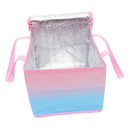 ULTECHNOVO Cake Insulation Bag Lunch Bag Cooler Decorative Outdoor Decor Camping Decor Food Transport Hot Food Bag Food Delivery Bag Portable Insulation Bag Folding Thermal Pouch Grocery Bags