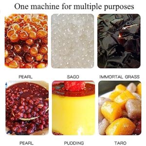 SACLMD Tapioca Pearl Cooker,Commercial Cooker,Commercial Cooker for Tapioca Pearl Black Maker Bubble Tea Drink