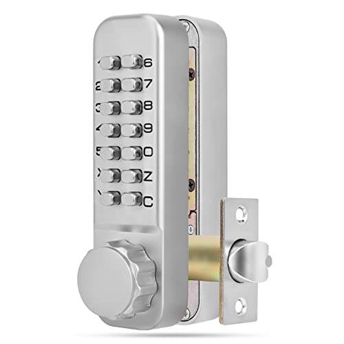 Double Sided Keyless Door Lock Lock Digits Mini Mechanical Lock Door Password Security Lock