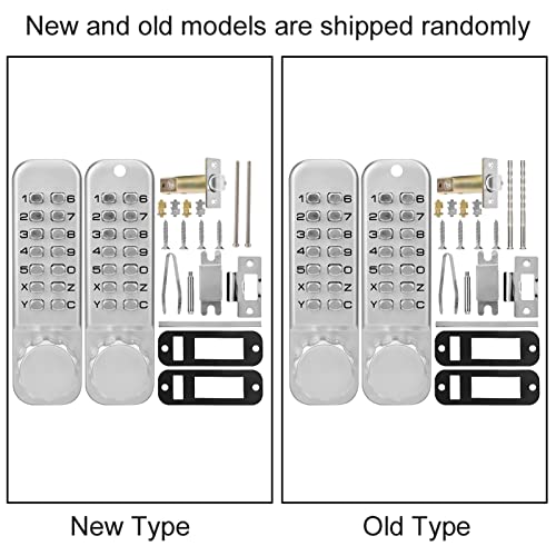 Double Sided Keyless Door Lock Lock Digits Mini Mechanical Lock Door Password Security Lock