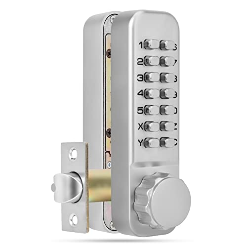 Double Sided Keyless Door Lock Lock Digits Mini Mechanical Lock Door Password Security Lock