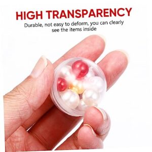 Eater Ornaments Balls 500 pcs Multi-Purpose to-y Vending Hidden Twisting Container Decorative Inch/Bauble Favor Holiday Bulk Transparent Prizes Eater Xcm Empty