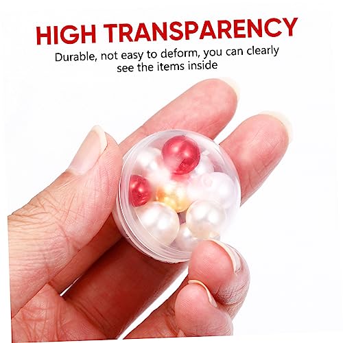 Eater Ornaments Balls 500 pcs Multi-Purpose to-y Vending Hidden Twisting Container Decorative Inch/Bauble Favor Holiday Bulk Transparent Prizes Eater Xcm Empty