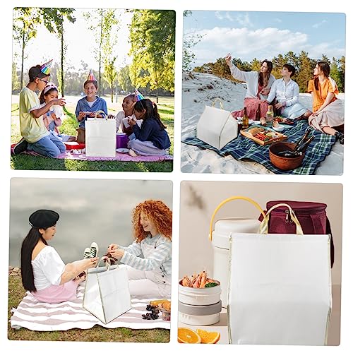 Tote Bags Packing Insulation bags tote bags food warmer bag food storage bag thermal bags for cold and hot food delivery bag nonwoven peritonealwaterproof groceries Disposable