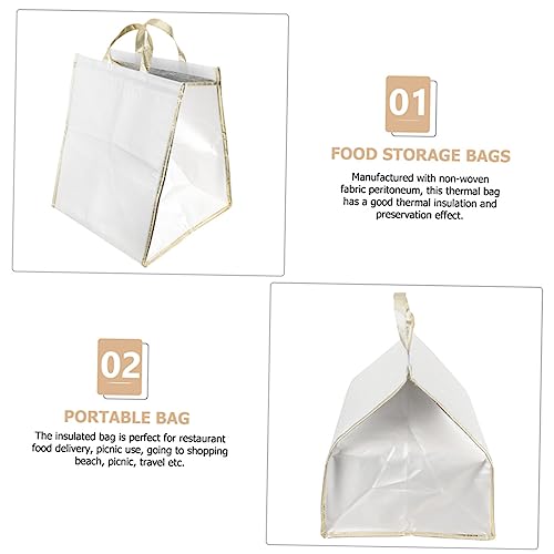 Tote Bags Packing Insulation bags tote bags food warmer bag food storage bag thermal bags for cold and hot food delivery bag nonwoven peritonealwaterproof groceries Disposable