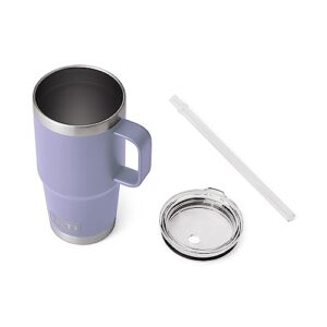 YETI Rambler 25 oz Straw Mug, Vacuum Insulated, Stainless Steel, Cosmic Lilac