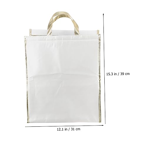 INOOMP Tote Bags food delivery aluminum tote cooler nonwoven peritonealwaterproof Packing Insulated Bag