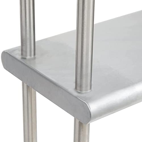 AmGood Double OverShelf Stainless Steel NSF - Many (36" Long x 18" Deep)