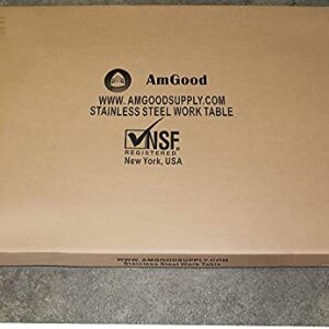 AmGood Double OverShelf Stainless Steel NSF - Many (36" Long x 18" Deep)