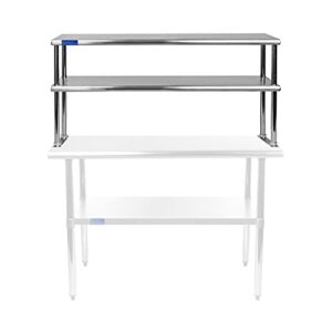 AmGood Double OverShelf Stainless Steel NSF - Many (36" Long x 18" Deep)