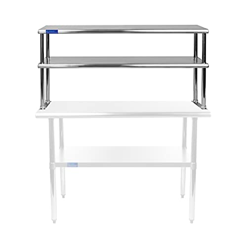 AmGood Double OverShelf Stainless Steel NSF - Many (36" Long x 18" Deep)