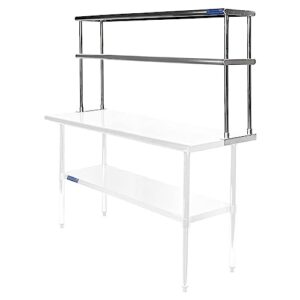 AmGood Double OverShelf Stainless Steel NSF - Many (36" Long x 18" Deep)