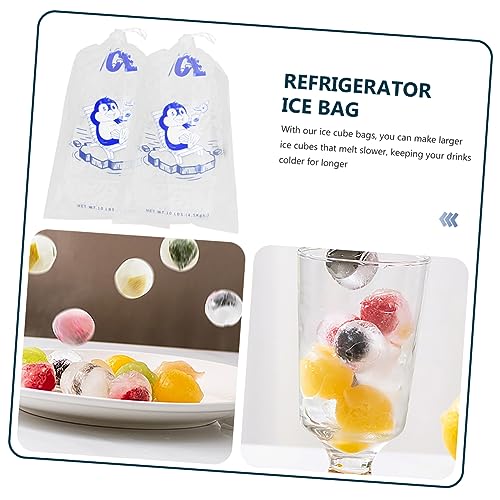 Portable Refrigerator portable refrigerator ice bag plastic ice cubes 50pcs Plastic Ice Cubes