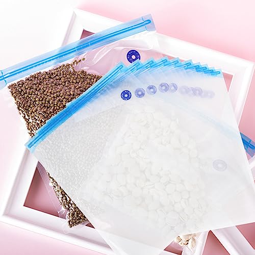 Vacuum Seal Bags Vacuum Sealer Zipper Bags 10pcs sous Vide Bags Reusable Food Storage Bags for Sous Vide Food Storage Food Prep Food Storage Bags