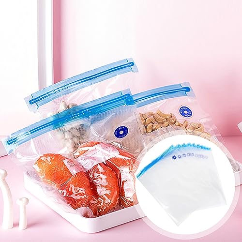 Vacuum Seal Bags Vacuum Sealer Zipper Bags 10pcs sous Vide Bags Reusable Food Storage Bags for Sous Vide Food Storage Food Prep Food Storage Bags