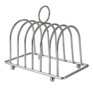 soovi pot lid holder toast rack slices toast bread rack holder loop carry handle non-stick stainless steel slots bread storage shelf kitchen supply