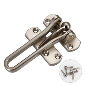 security hotel bolt door chain rear lock security chain door buckle anti-theft buckle door lock buckle - (color: sliver)